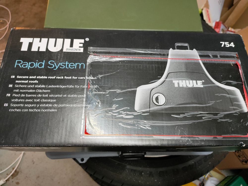 Thule Rapid System 754 Dachträger Standfuss (Neu und originalverpackt ...