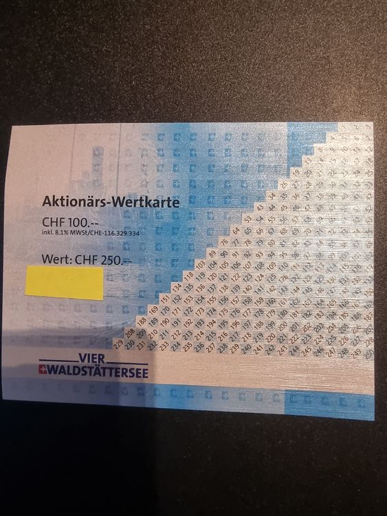 Weltkarte SGV CHF 250 (Neu und originalverpackt) in Engelberg für CHF 150 – mit Lieferung auf ...