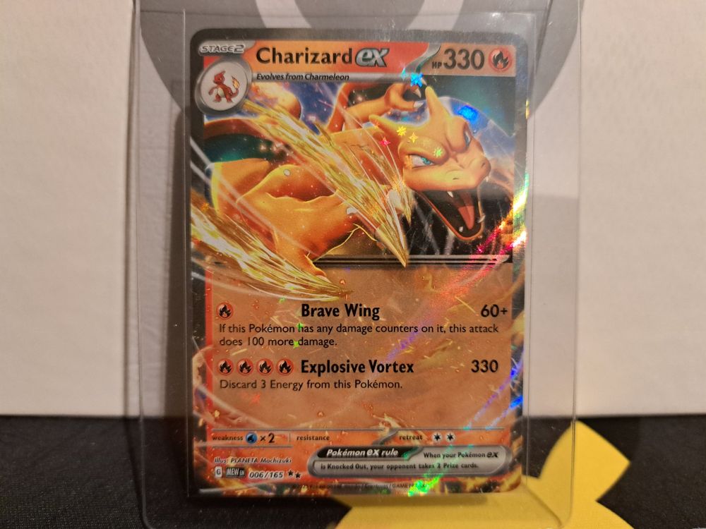 CHARIZARD EX 151 POKEMON KARTE 006/165 EN (Gebraucht) in Uerzlikon für ...