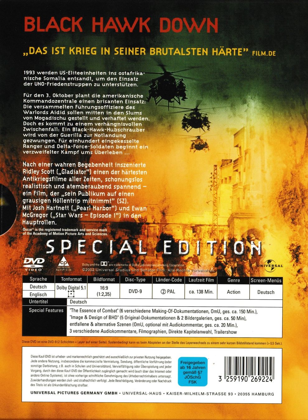 DVD - Black Hawk Down (2Disc Special Edition) - (NEU) (Neu (gemäss ...