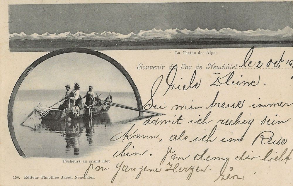 Souvenir de Lac de Neuchâtel, Pêcheur | Kaufen auf Ricardo