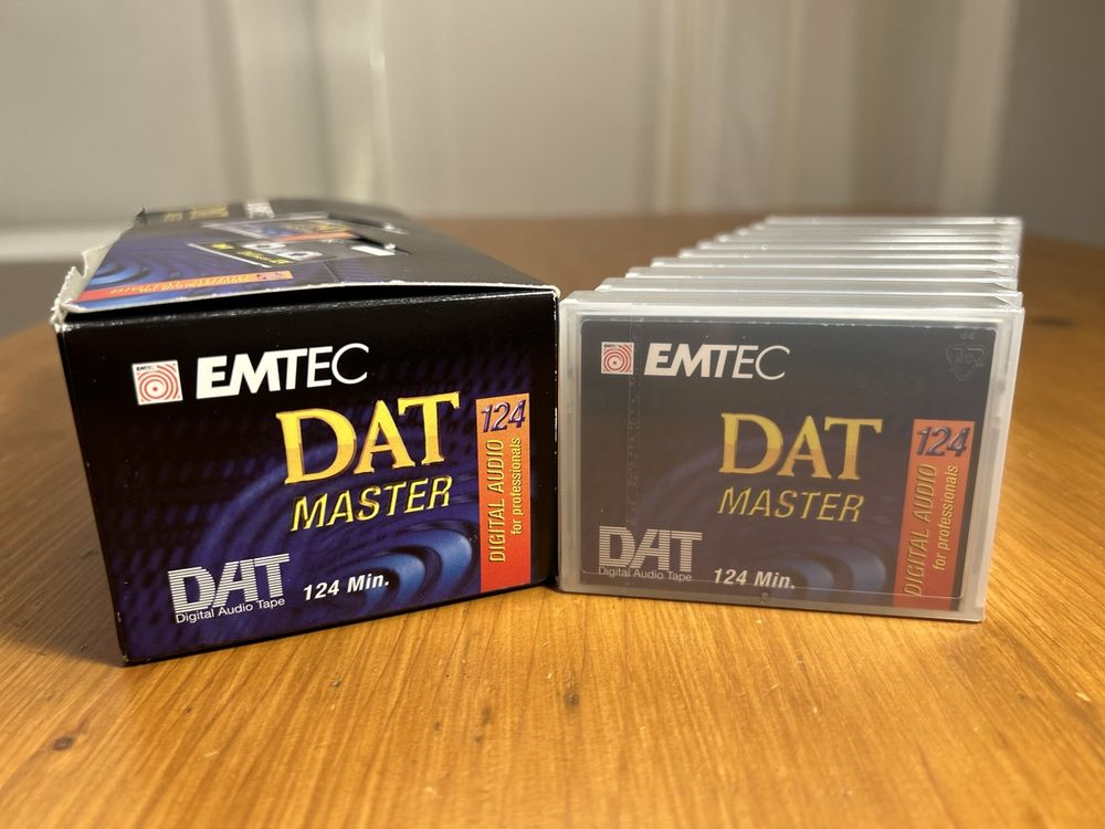 EMTEC DAT MASTER for professionals 10 Stck. 124 Min. NEU (Neu und ...