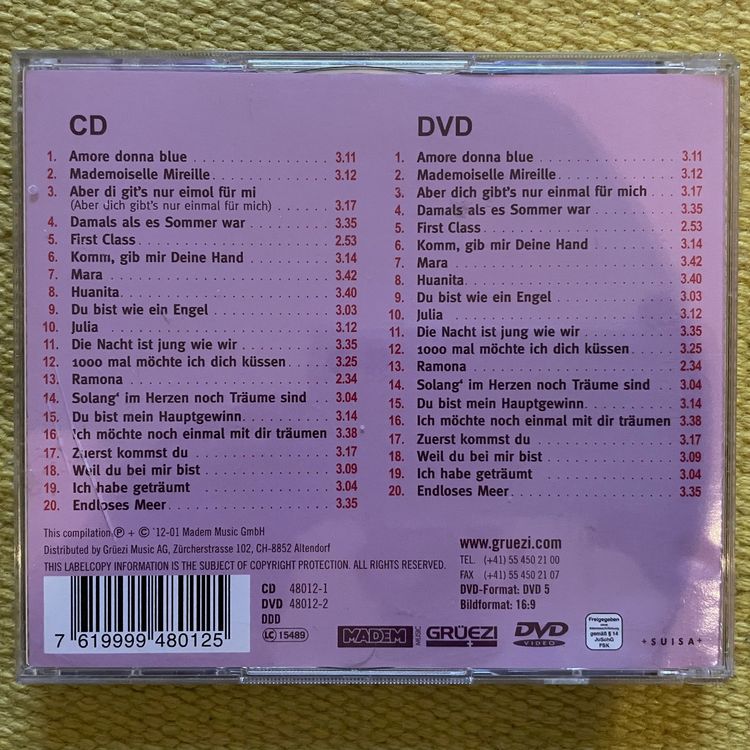 COMBOX-CD+DVD BEST OF (Gebraucht) in Rorschacherberg für CHF 4.9 – mit Lieferung auf Ricardo kaufen