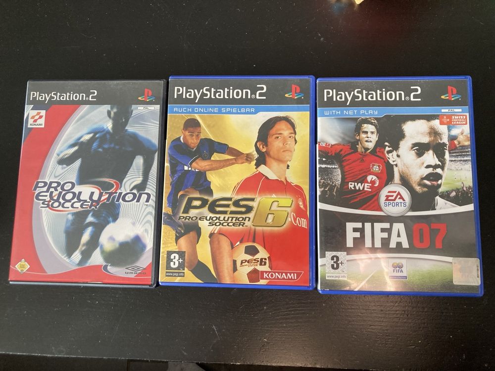 PS2 Pro Evolution Soccer 1 + 6 PES Game Jeu Fifa 07 EA Sport (Gebraucht ...