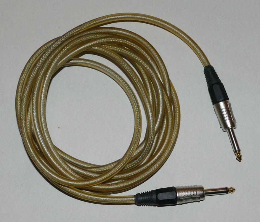 Gitarren-/ Instrumenten-Kabel 1-adrig abgechirmt 4.3 m | Kaufen auf Ricardo