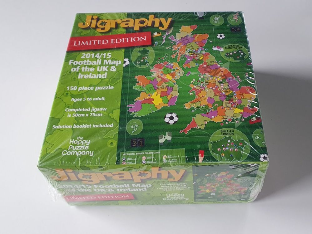 puzzle Jigraphy - football map of the UK and Ireland (Neu und ...
