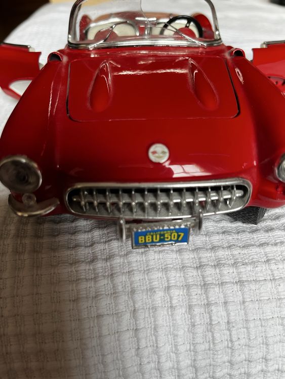 Chevrolet Corvette 1957 von Burago made in Italy , Länge 24 (Gebraucht ...