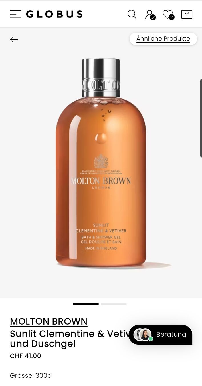 Molton Brown Duschgel - Sunlit Clementine&Vetiver (neu) (Neu und ...