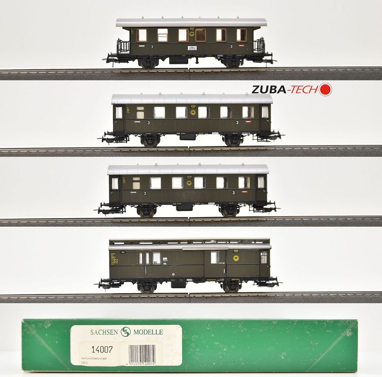 SachsenModelle 14007 Nebenbahn-Set 4tlg DRG H0 GS mit OVP (Gebraucht ...