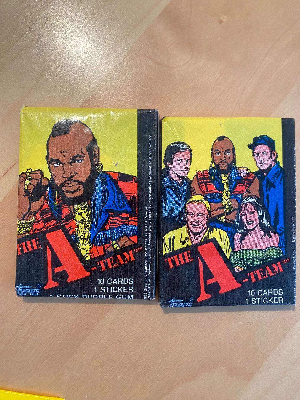 Topps 4 Vintage Packs: Nintendo, A Team, Back To the Future (Gebraucht ...