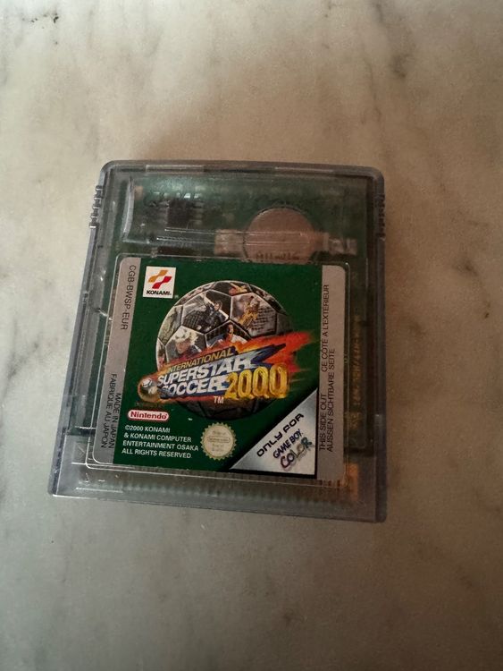ISS INTERNATIONAL SUPERSTAR SOCCER 2000 SPIEL FÜR GBC | Kaufen auf Ricardo