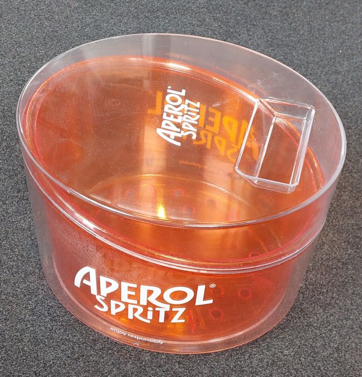 Aperol Spritz Kühler Eiswürfelbehälter Box Flaschen Ice Cool | Kaufen ...