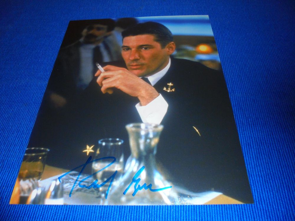 Orginal Autogramm Richard Gere / 20 cm x 25,5 cm/ SUPER FOTO (Neu ...