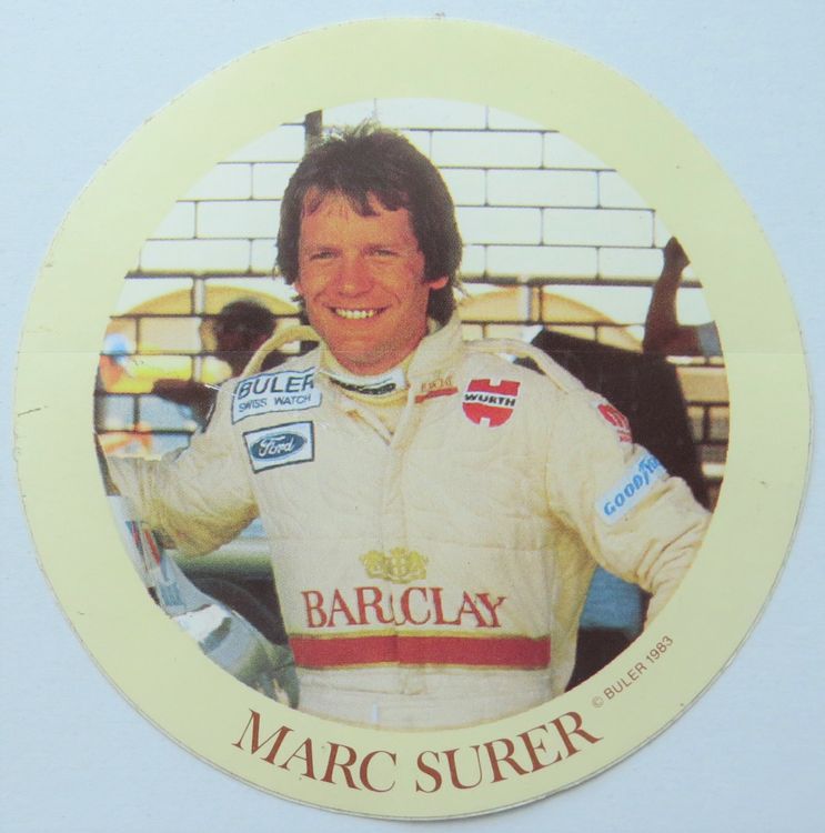 Sticker Marc Surer ( CH ) (Neu (gemäss Beschreibung)) in Ettingen für ...
