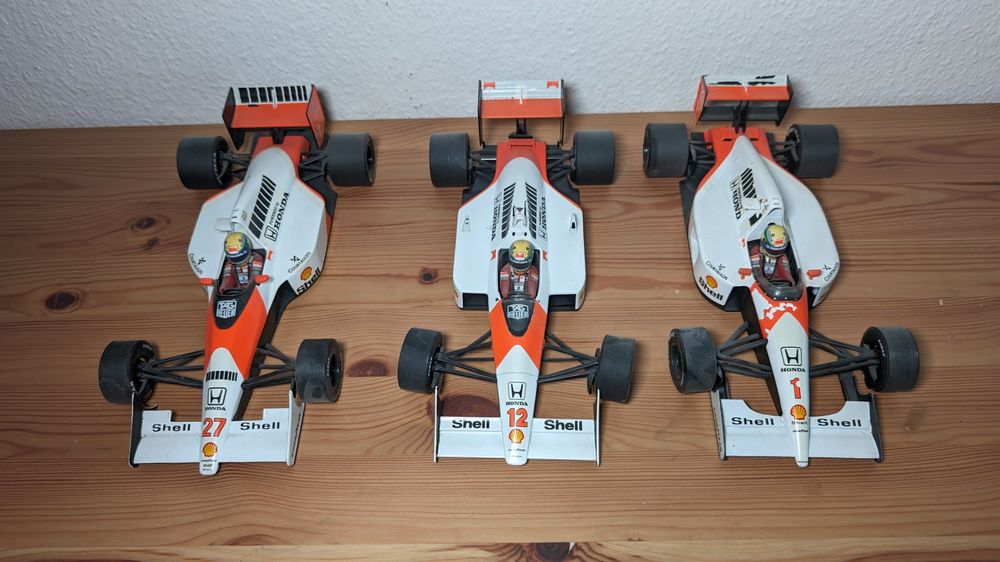 1:18 Ayrton Senna Racing Car Collection, MP4/4, MP4/5, MP4/6 (Defekt) in Adliswil für CHF 69 ...