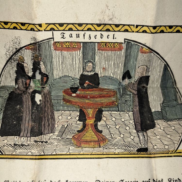 Taufzettel 1834 | Kaufen auf Ricardo