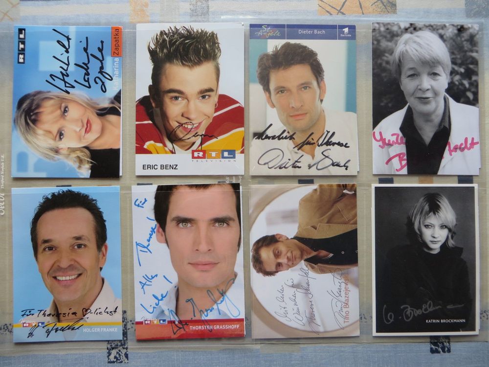 Autogramme,"Hinter Gittern",130 Stück,original (Neu (gemäss Beschreibung)) in Langrickenbach für ...