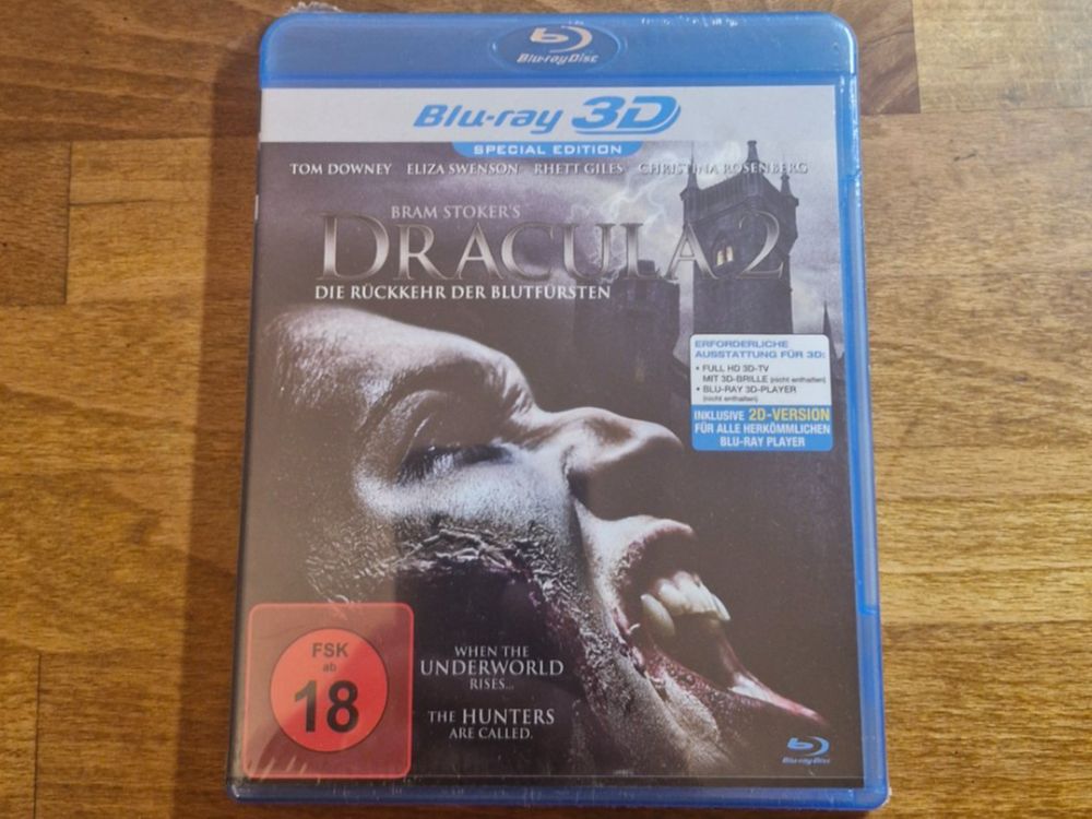 Bram Stoker's Dracula 2 3D (2006) NEU OVP RAR Bluray (Neu und originalverpackt) in Pfungen für ...