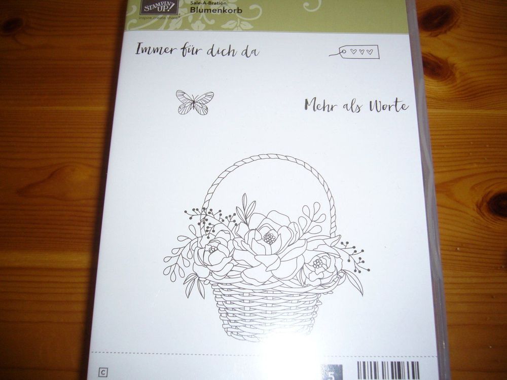 Stempelset "Blumenkorb" (Neu und originalverpackt) in Balsthal für CHF ...