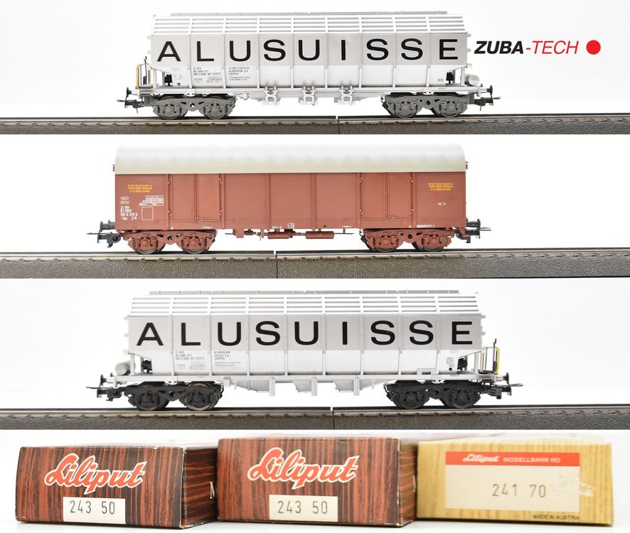 Liliput 3x Güterwagen der SBB, H0 GS mit OVP (Gebraucht) in St. Gallen für CHF 70 – mit ...