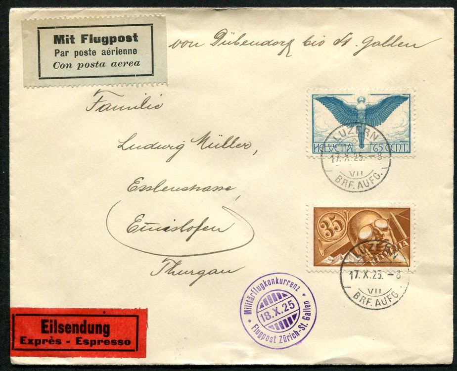 1925 Militärflugkonkurrenz Dübendorf als Express | Kaufen auf Ricardo