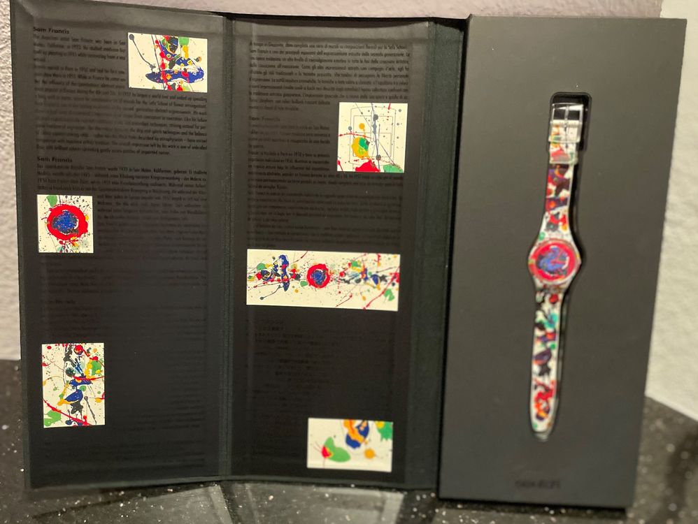 SAM FRANCIS Swatch, Nr. 03370 von 49999, 1992 (Gebraucht) in ...