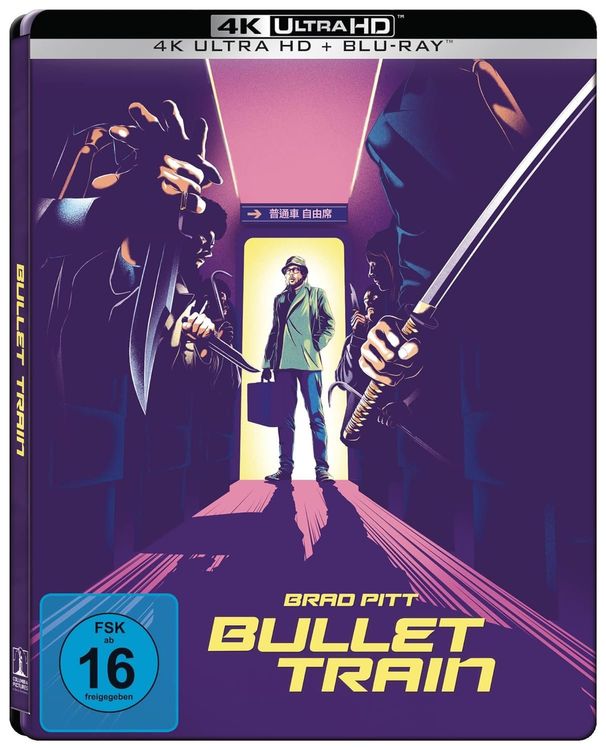 Blu - ray Bullet Train - SteelBook 4K + Blu-ray (Neu und ...
