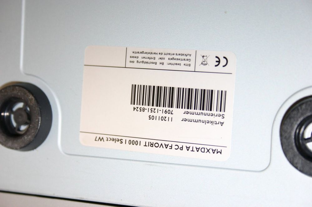 MAXDATA PC mit 2 Harddisks und Windows 7 32 oder 64Bit (Gebraucht) in ...