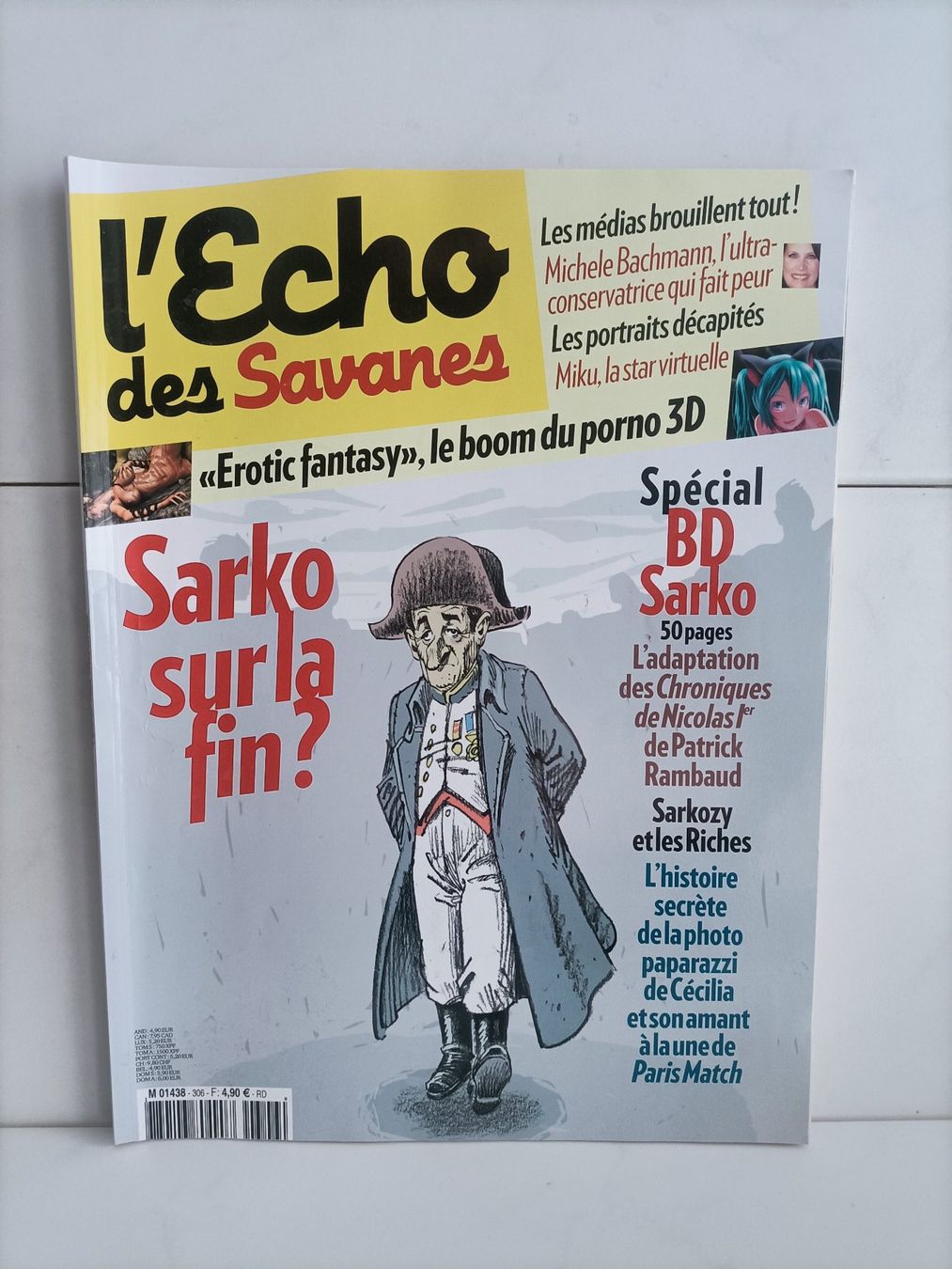 BD L'écho des savanes 306 Sarko sur la fin ? L’Écho des sava (D ...