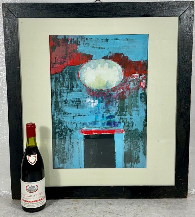 Interessante Abstrakte Gemälde Unleserlich Signiert | Kaufen auf Ricardo