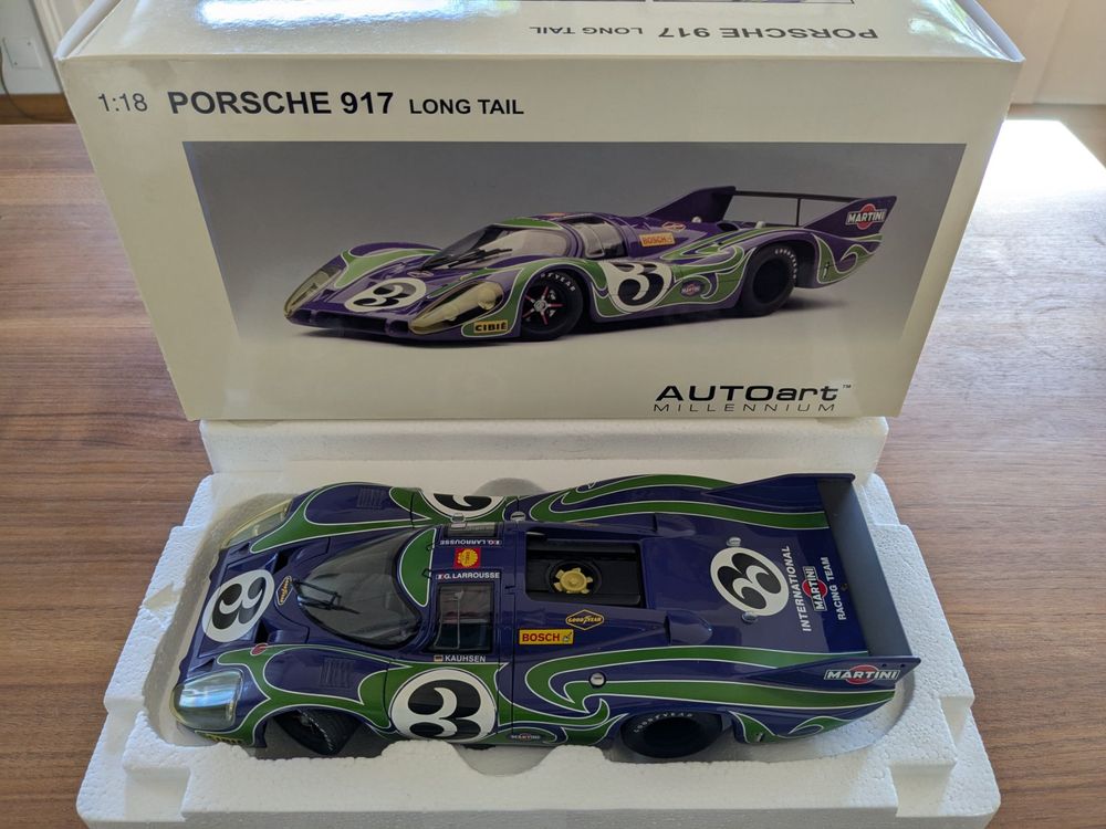 AUTOart Porsche 917 Long Tail 1:18, neuwertig! | Kaufen auf Ricardo