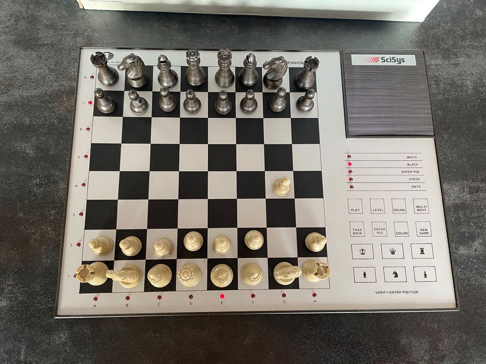 Jeu d’Échec Électronique Vintage Chess Companion 2 Scisys (Gebraucht ...