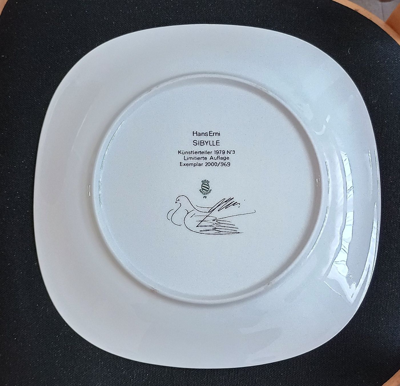 Hans Erni Sibylle Teller,Künstlerteller,Langenthal 2000 Stk (Gebraucht ...