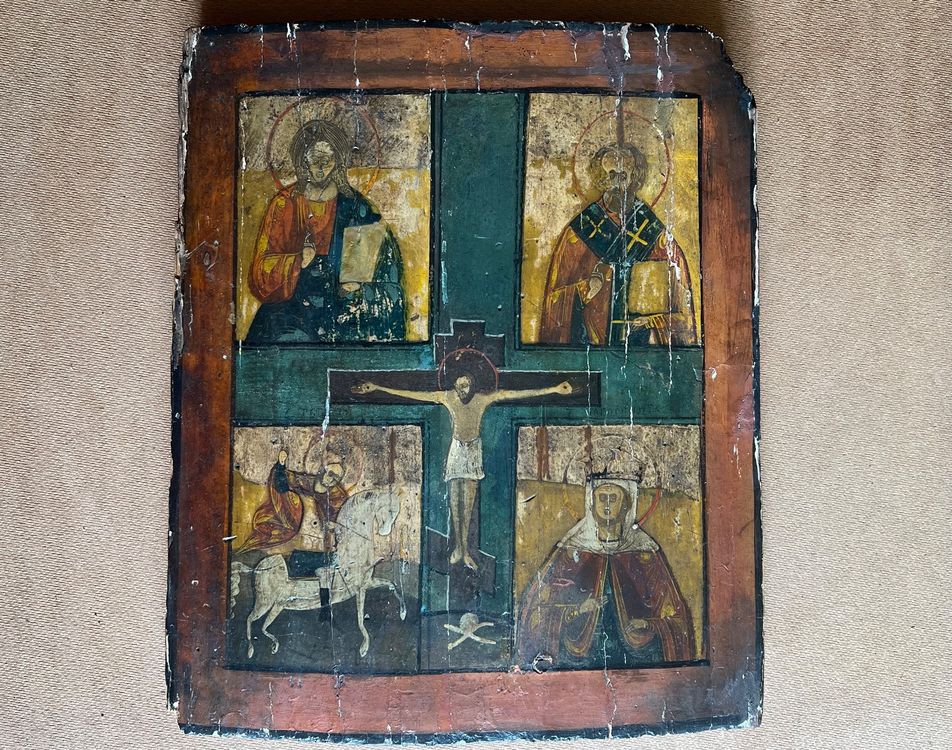 Grosse Antike Orthodoxe Ikone (Gebraucht) in Zürich für CHF 100 – mit Lieferung auf Ricardo kaufen