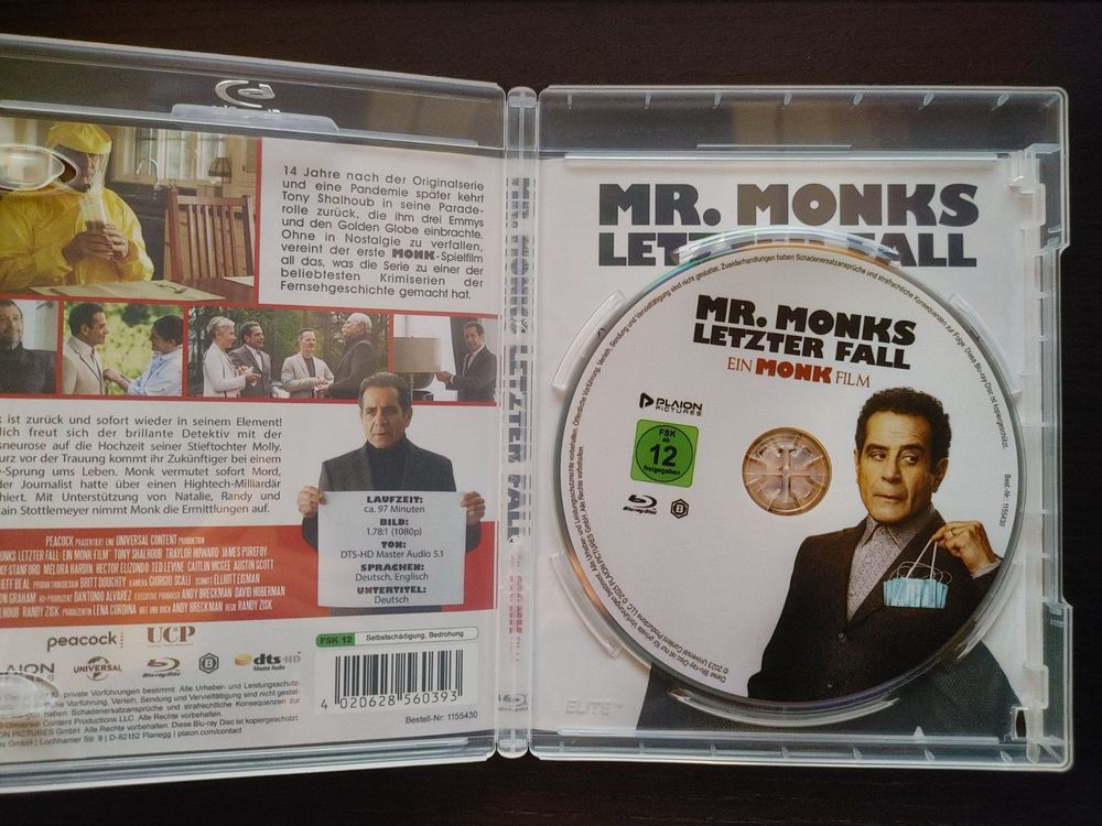 Mr. Monks letzter Fall - Ein Monk Film (Blu Ray) (Gebraucht) in Ibach ...