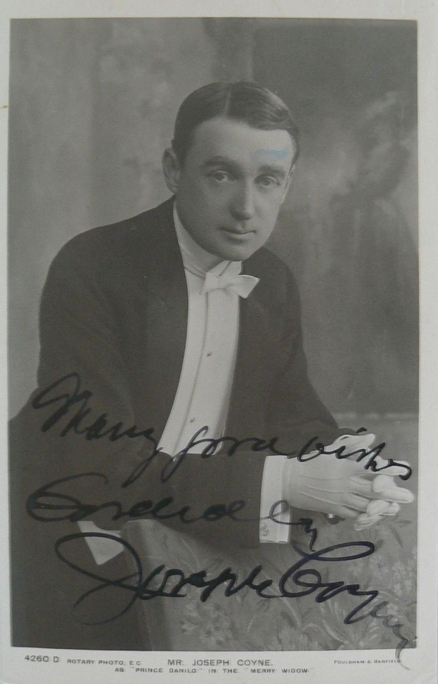 Joseph Coyne (1867-1941) Schauspieler - sign. Foto (Gebraucht) in ...