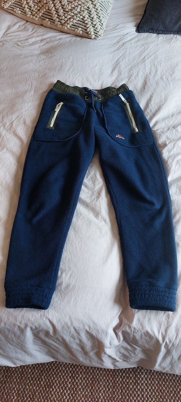 Café du Cycliste „Henriette“ Jogginghose – Blau/Khaki – S (Gebraucht ...