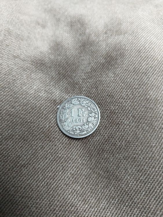 1 Franken 1861 Sitzende Helvetia | Kaufen auf Ricardo