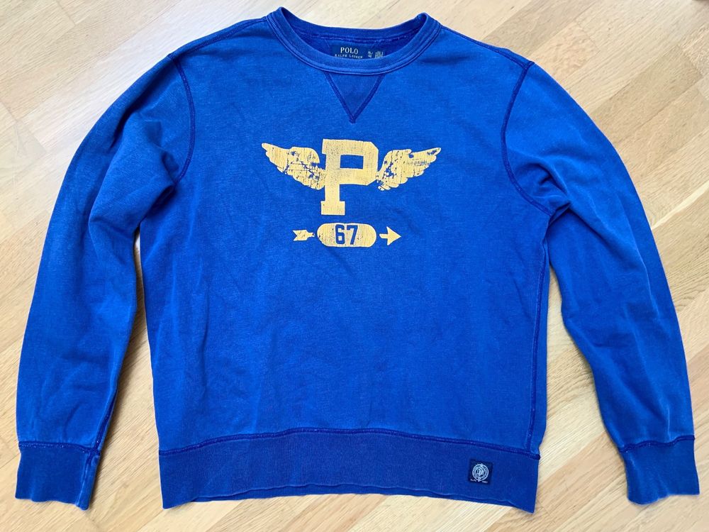 RALPH LAUREN POLO Vitage Sweater Pullover Pulli Blau XL | Kaufen auf ...