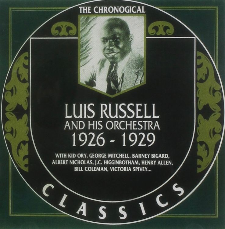 The Chronological jazz CD Luis Russell & His Orchestra 1926 (Gebraucht ...