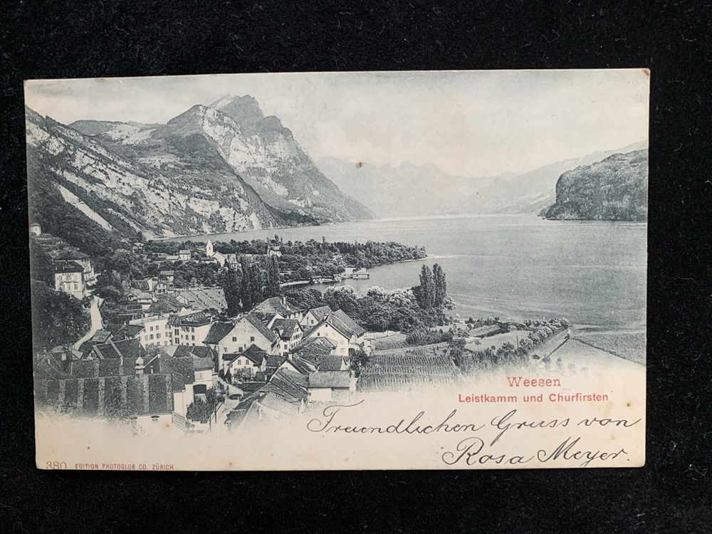 AK Weesen SG Leistkamm und Churfirsten (Gebraucht) in Egg b. Zürich für CHF 4 – mit Lieferung ...