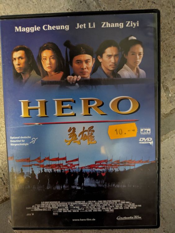 Hero (DVD mit Jet Li, Maggie Cheung, Zhang Ziyi) | Kaufen auf Ricardo