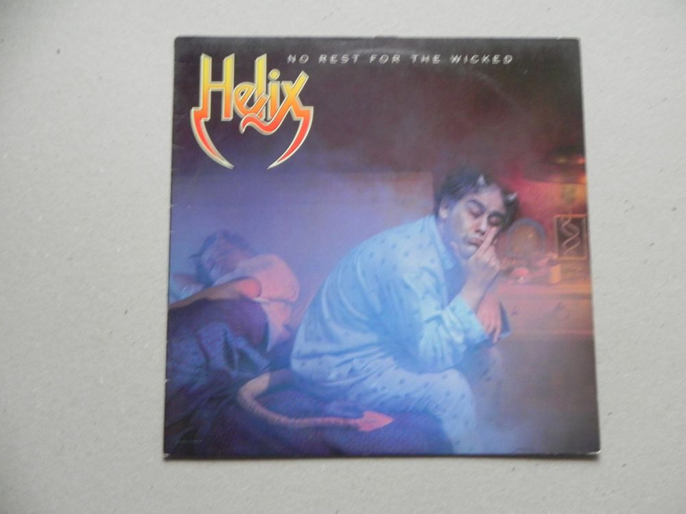 LP Canada Heavy Metal Hardrock Band Helix 1983 No Rest for.. | Kaufen ...