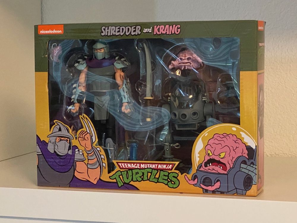 NECA Teenage Mutant Ninja Turtles Shredder and Krang (Neu und ...