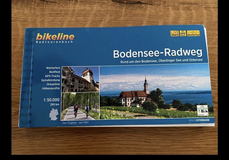Bodensee-Radweg 1:50'000 - bikeline Radtourenbuch Bodensee (Neu (gemäss Beschreibung)) in ...