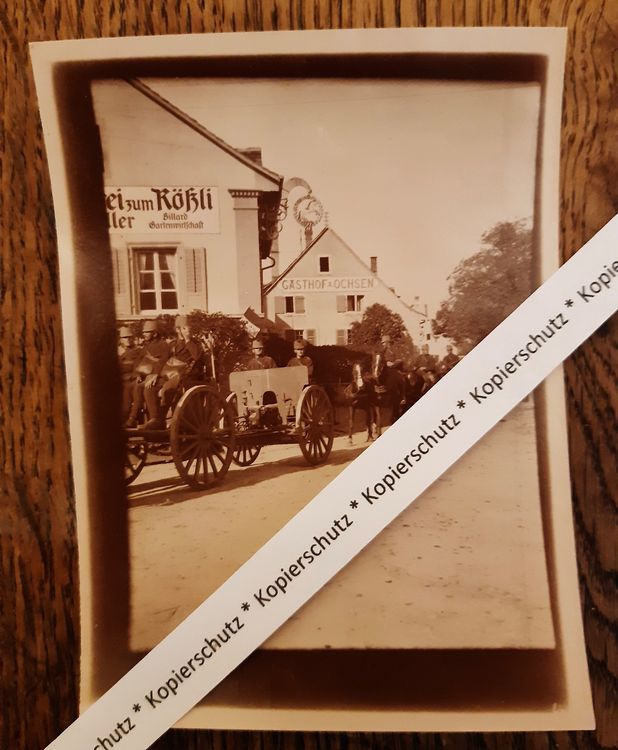 2 Fotos Schweizer Armee Feldartillerie Batter. Arlesheim '14 (Gebraucht) in Basel für CHF 25 ...