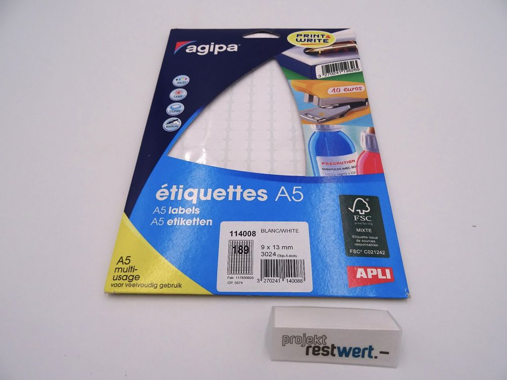 Etiquettes A5 von AGIPA | Kaufen auf Ricardo