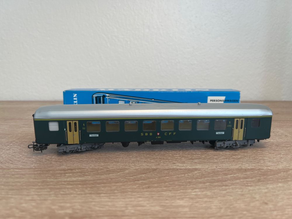 Märklin 4066 Personenwagen 1.Kl SBB H0 (1) | Kaufen auf Ricardo