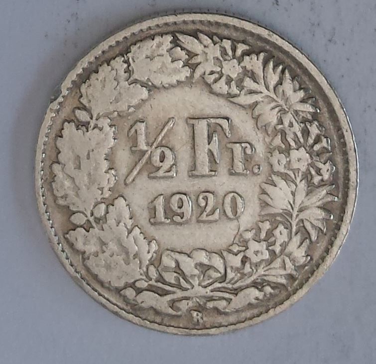 50 Rappen Münze 1920 (Gebraucht) in Luzern für CHF 3 – mit Lieferung auf Ricardo kaufen