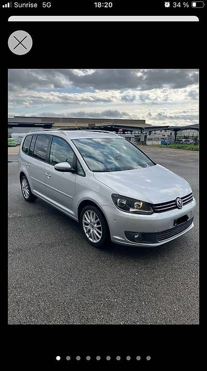 Vw Touran 7 places (Gebraucht) in Chavornay für CHF 8500 – nur Abholung auf Ricardo kaufen